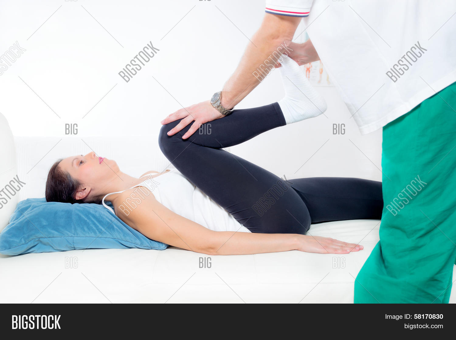 Chiropractor Works On Image & Photo (Free Trial) | Bigstock