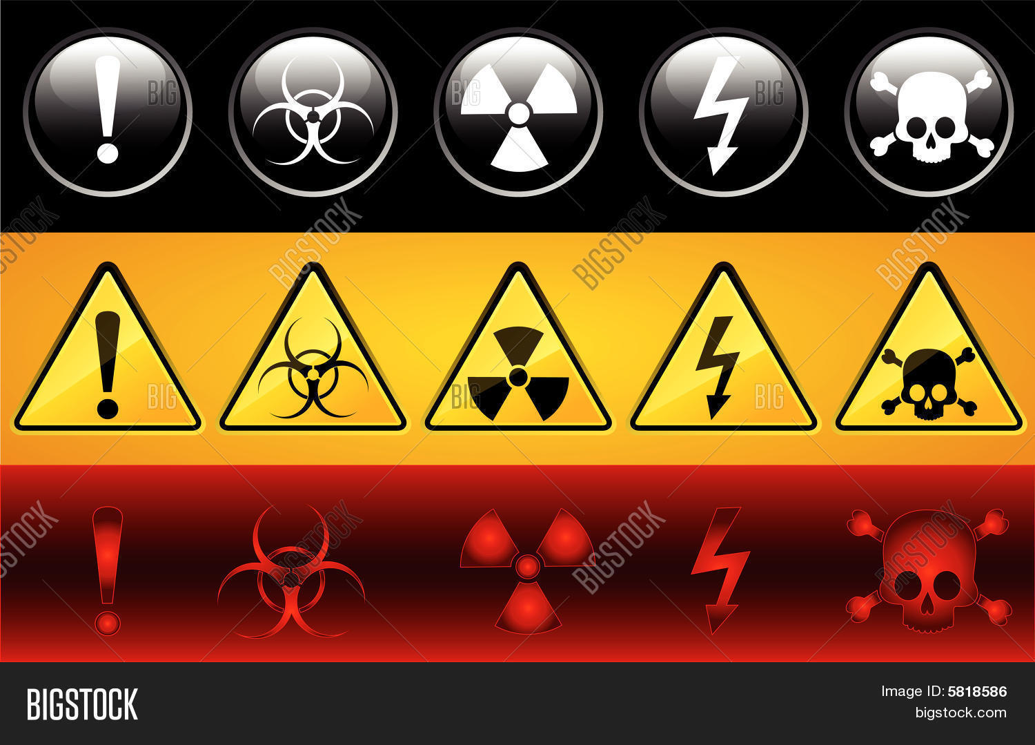 Warning Symbols Vector & Photo (Free Trial) | Bigstock