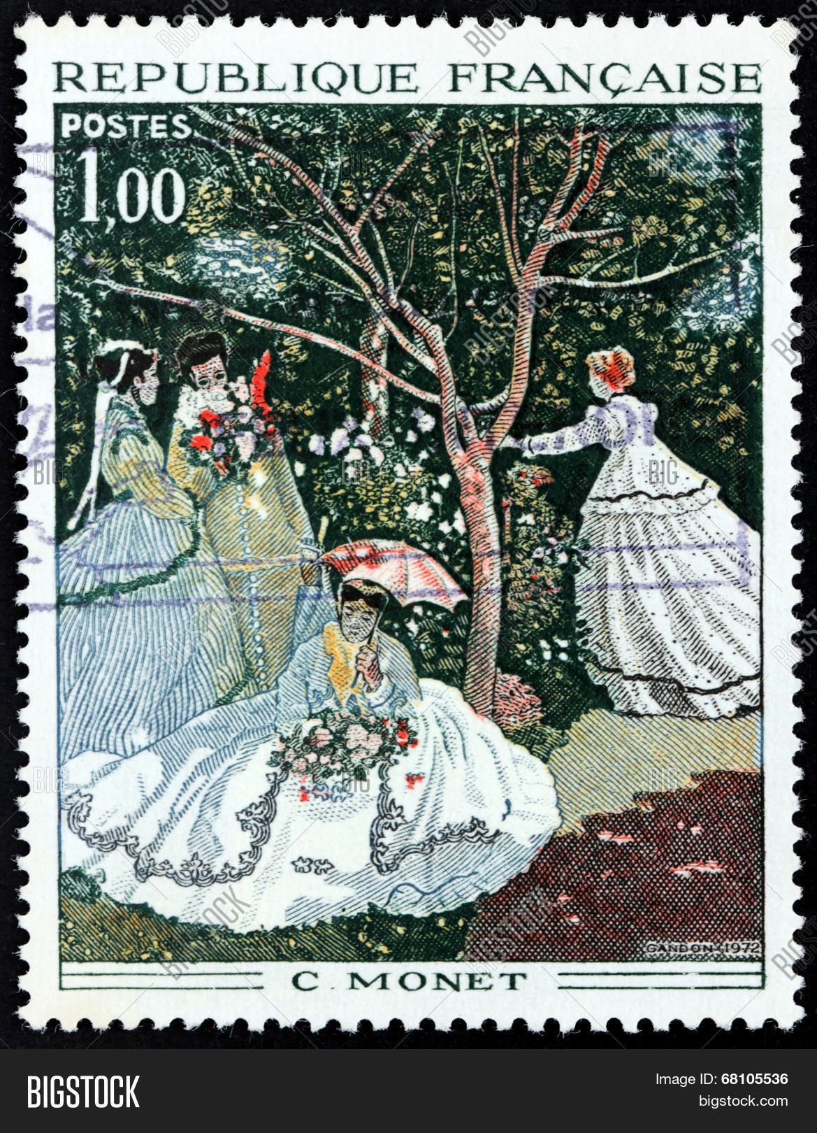Claude Monet Stamp Image & Photo (Free Trial) | Bigstock