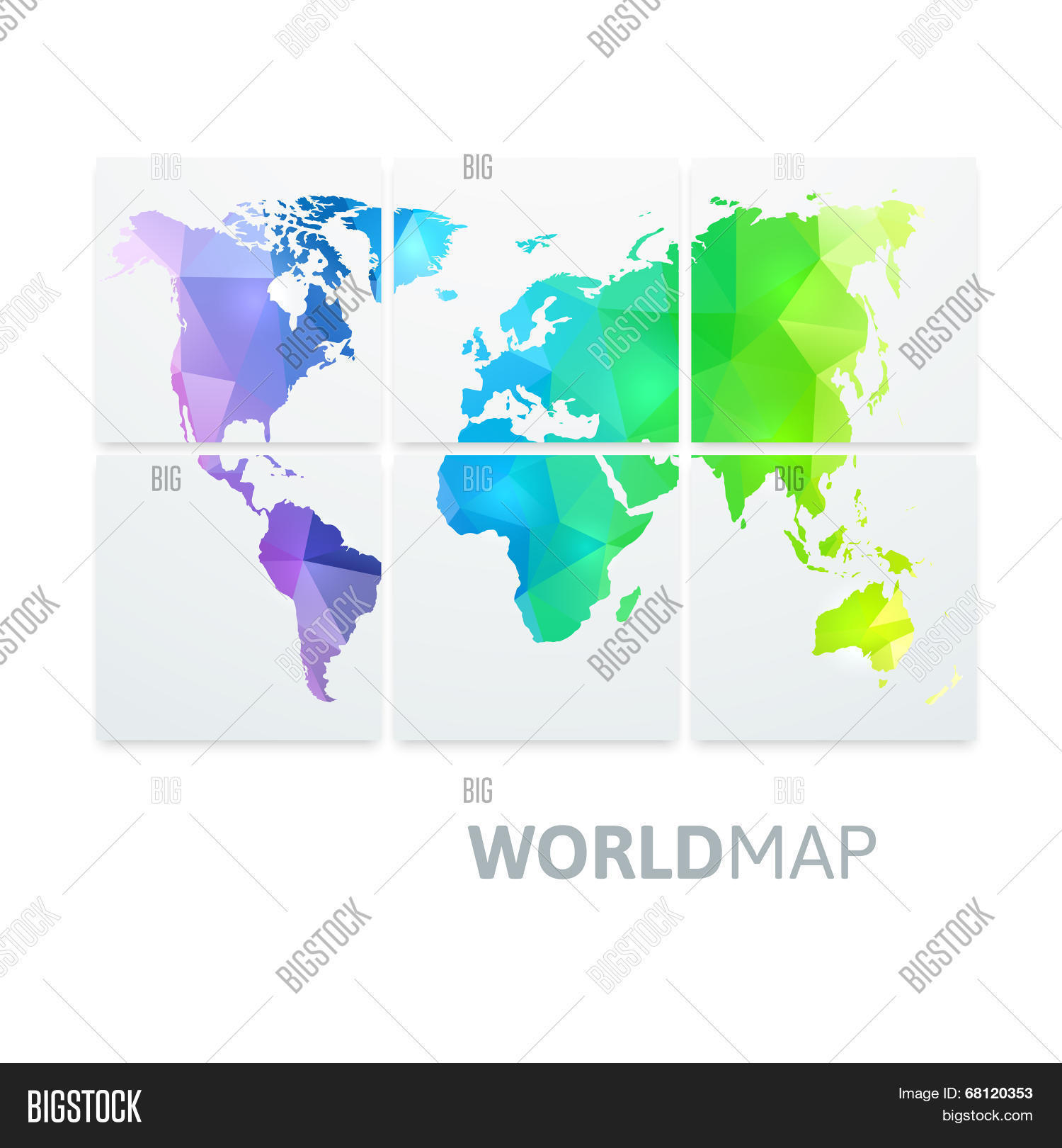 World Map Rainbow Vector & Photo (Free Trial) | Bigstock