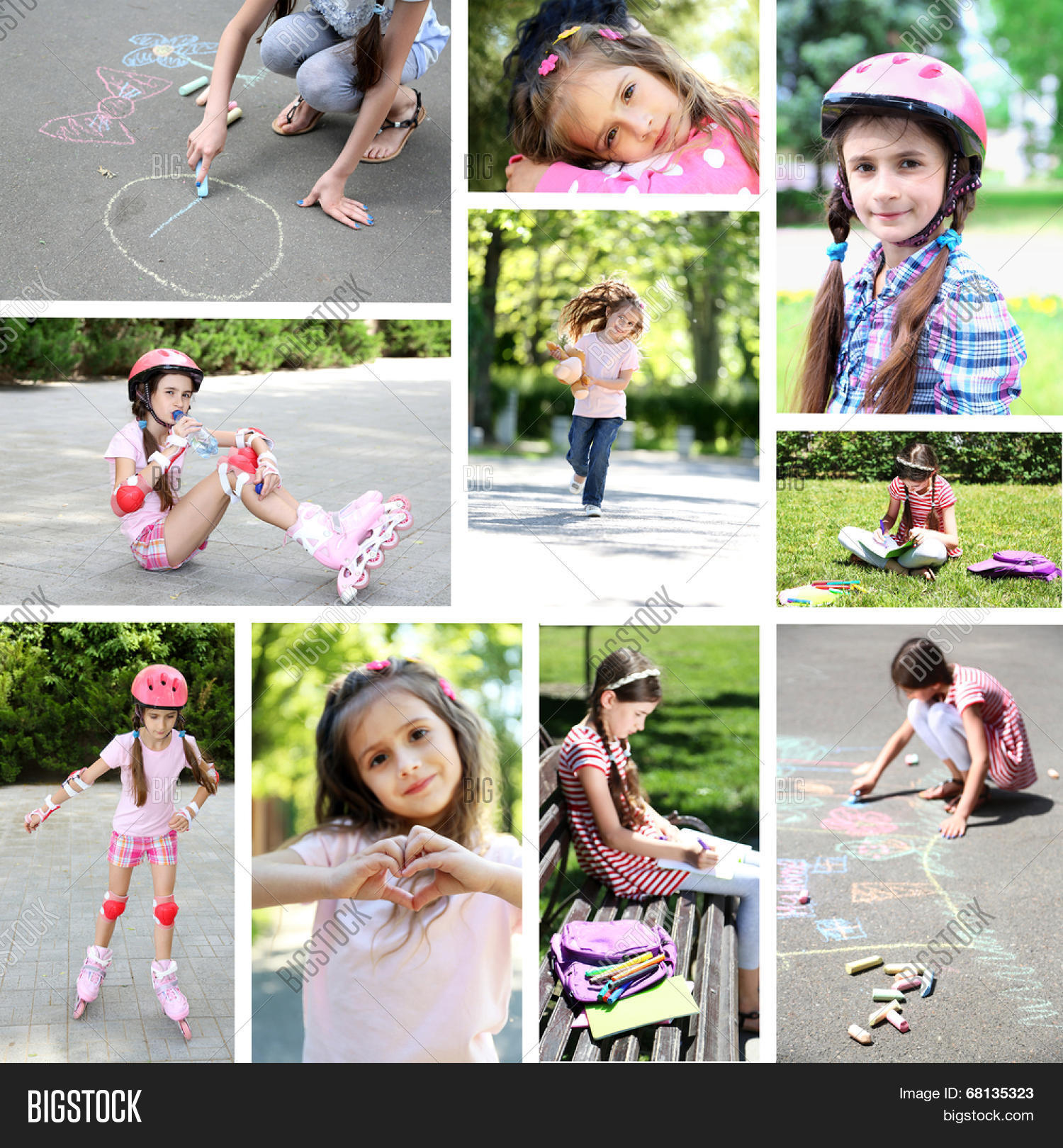 Collage Photo Children Image & Photo (Free Trial) | Bigstock