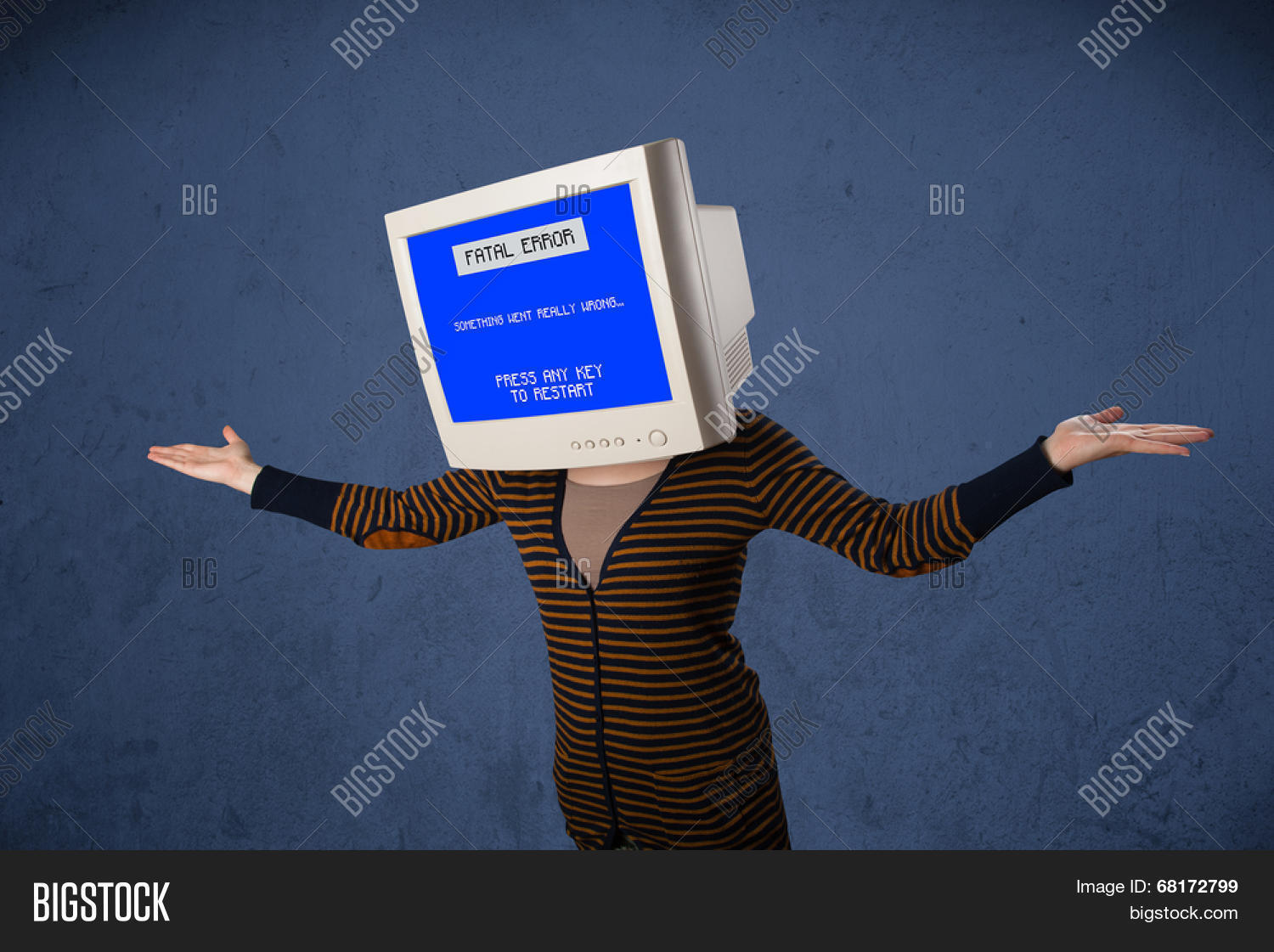 Person Monitor Head Image & Photo (Free Trial) | Bigstock