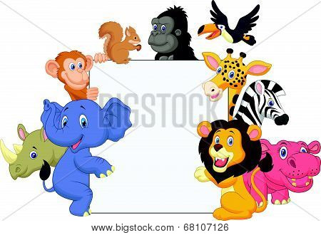 Wild Animal Holding Vector & Photo (Free Trial) | Bigstock