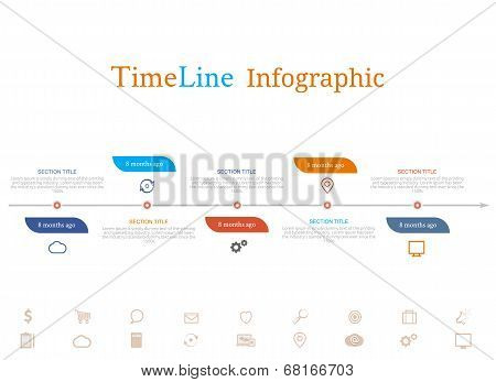 Timeline Infographic Vector & Photo (Free Trial) | Bigstock