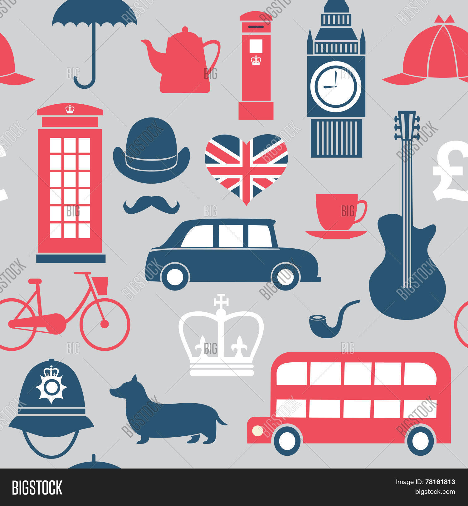 Great Britain Symbols Vector & Photo (Free Trial) | Bigstock