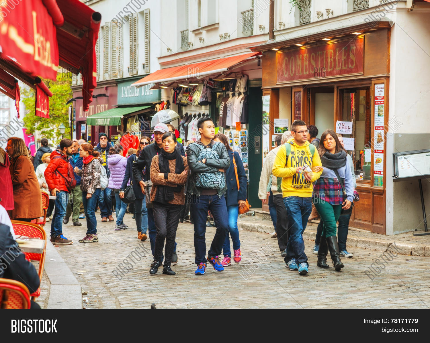 Crowded Street On Image & Photo (Free Trial) | Bigstock