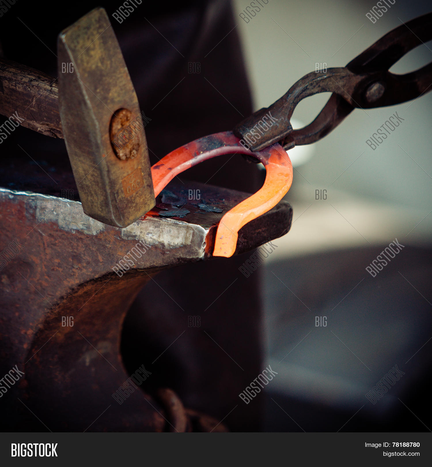 Hammering Glowing Image & Photo (Free Trial) | Bigstock