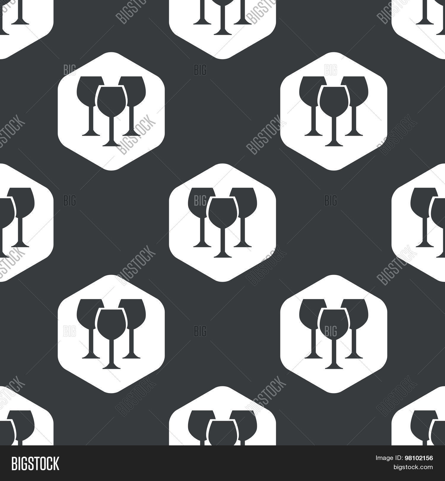 Black Hexagon Wine Vector & Photo (Free Trial) | Bigstock