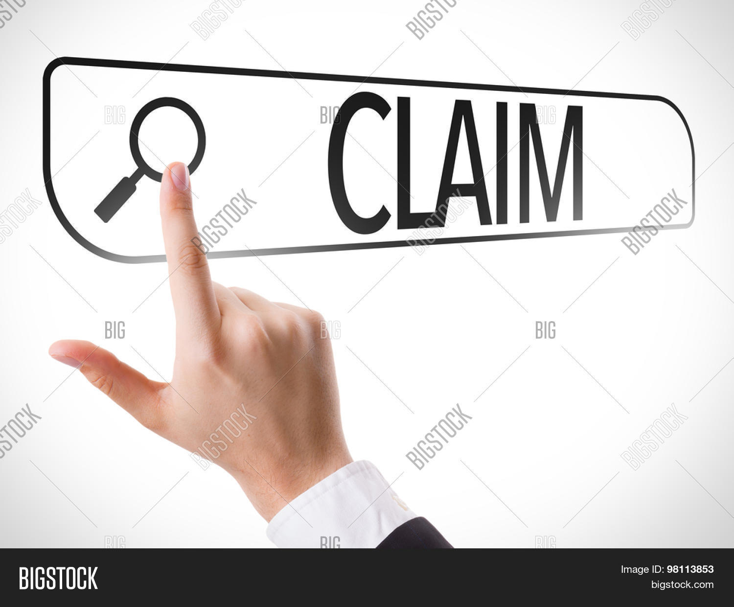 Claim Written Search Image & Photo (Free Trial) | Bigstock