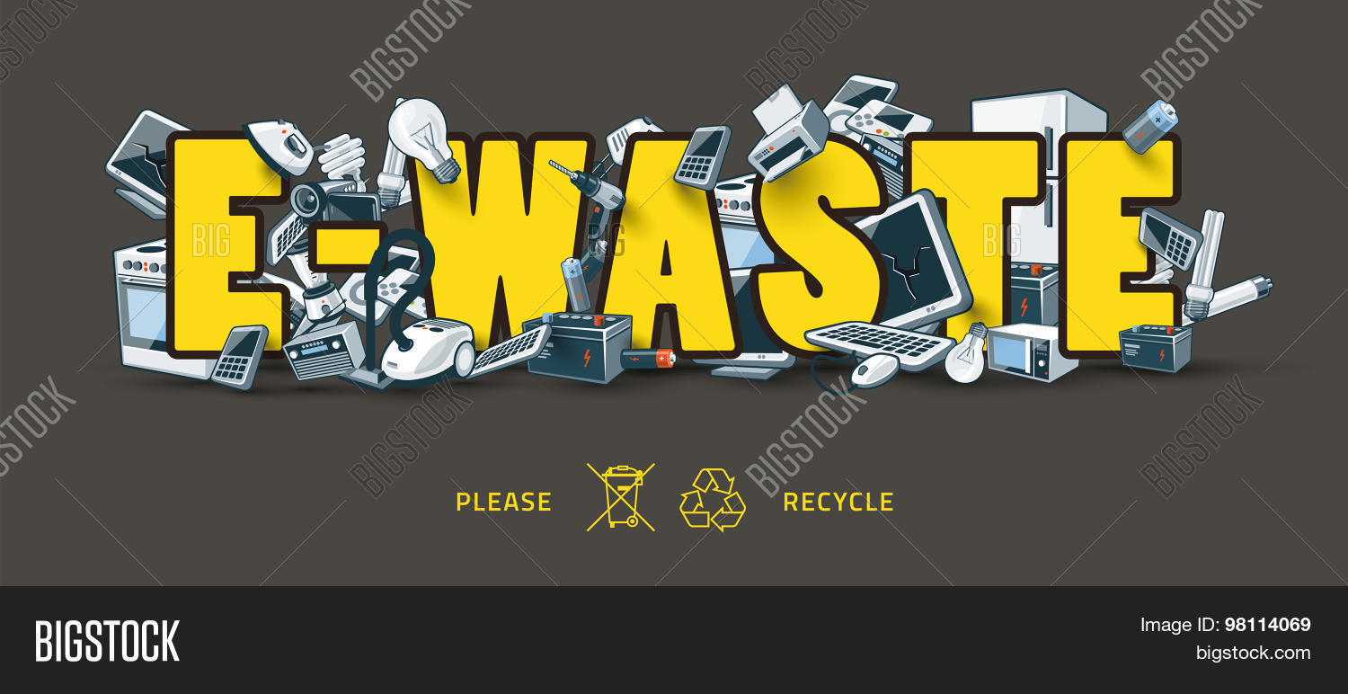 E-waste Sign Vector & Photo (Free Trial) | Bigstock