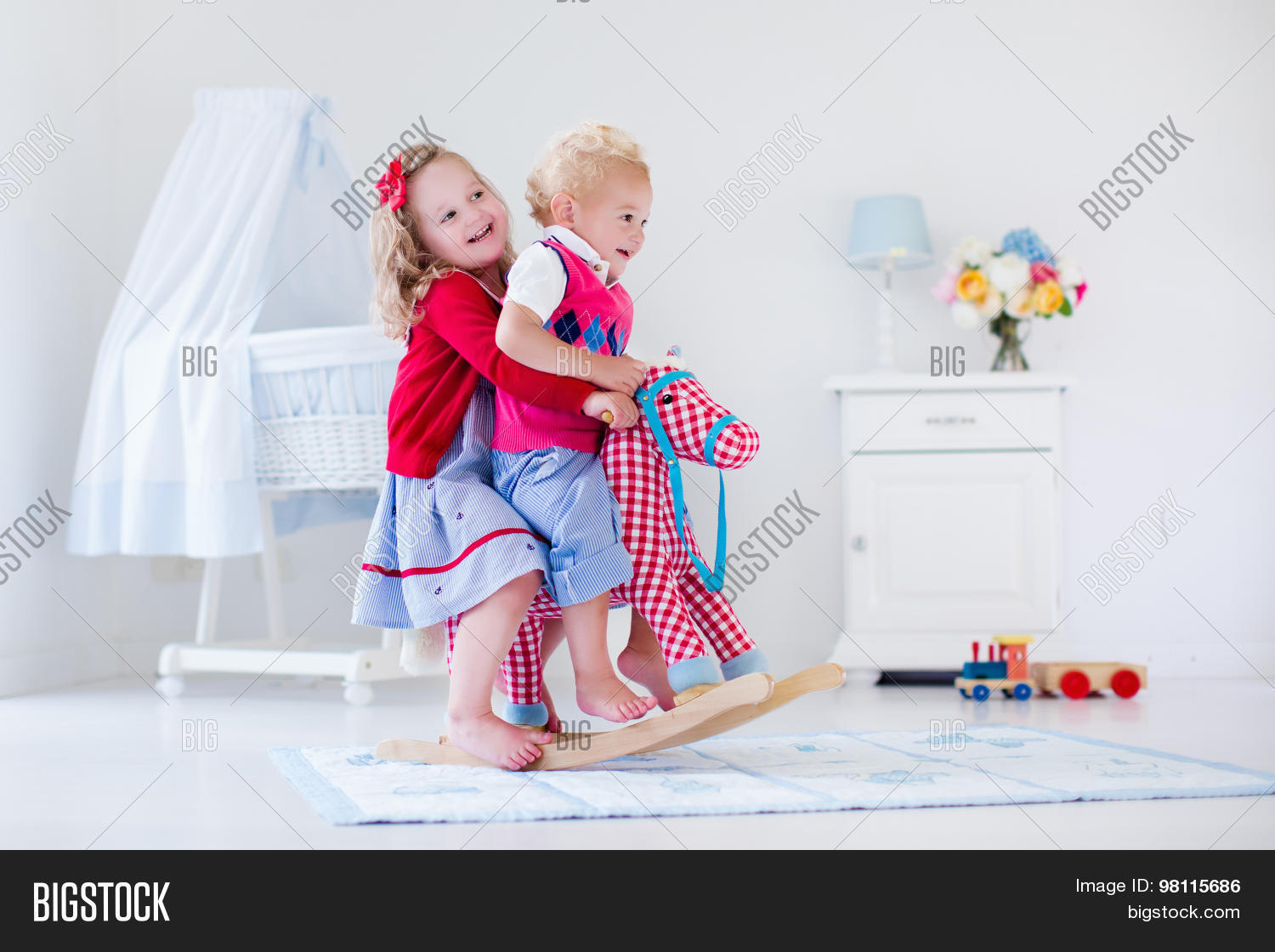 Kids Playing Rocking Image & Photo (Free Trial) | Bigstock