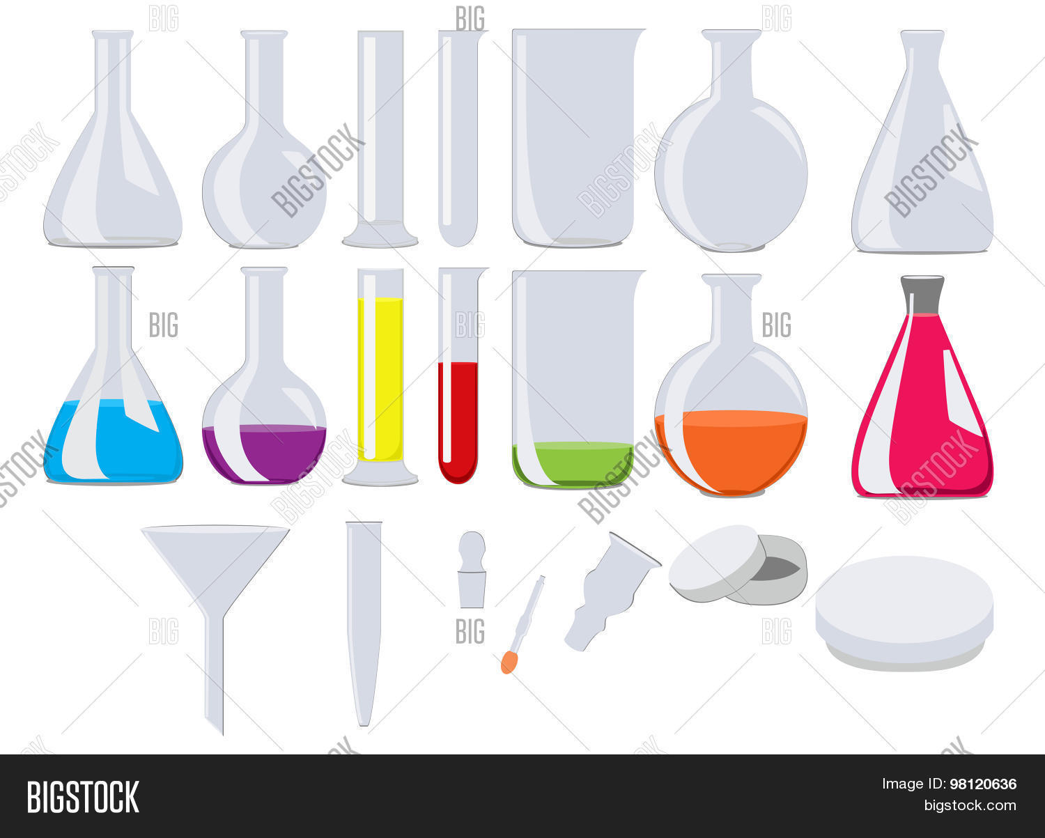 Chemical Vessels Vector & Photo (Free Trial) | Bigstock