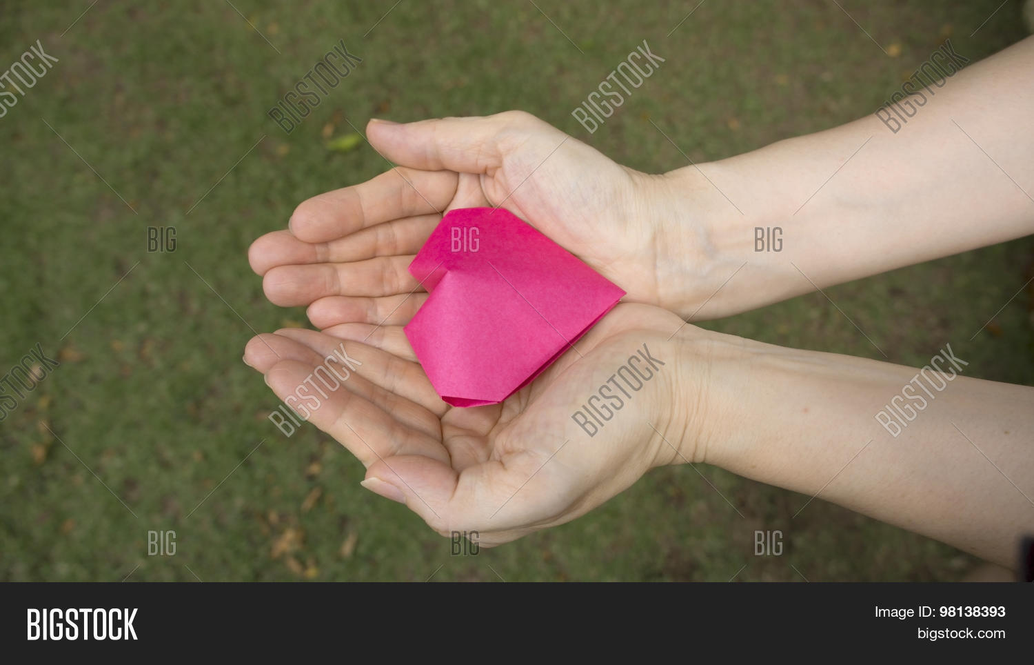 One Heart Hand Image & Photo (Free Trial) | Bigstock