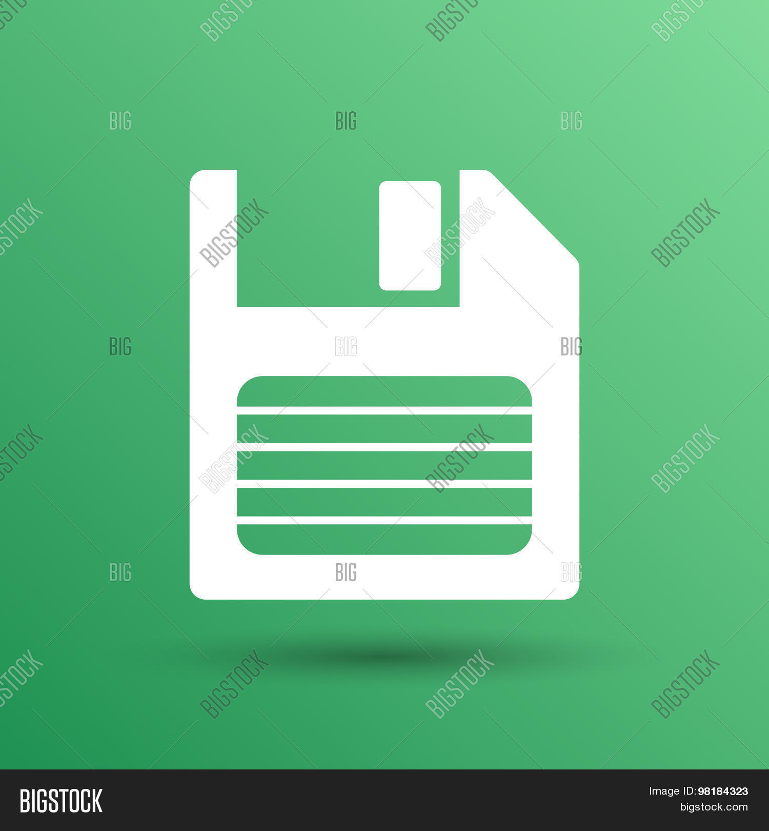 Disk Vector Old Icon Vector & Photo (Free Trial) | Bigstock
