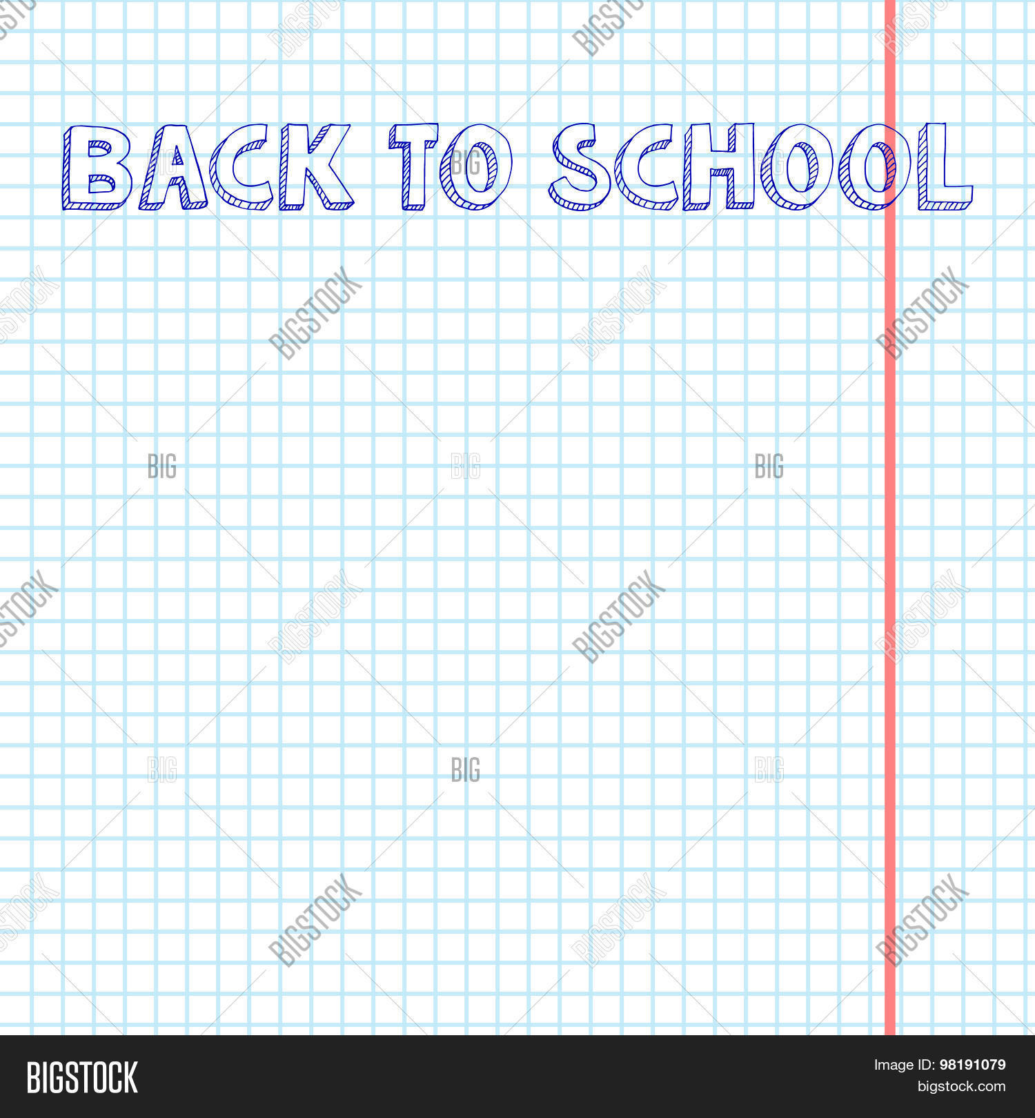 Blank Exercise Book Vector & Photo (Free Trial) | Bigstock