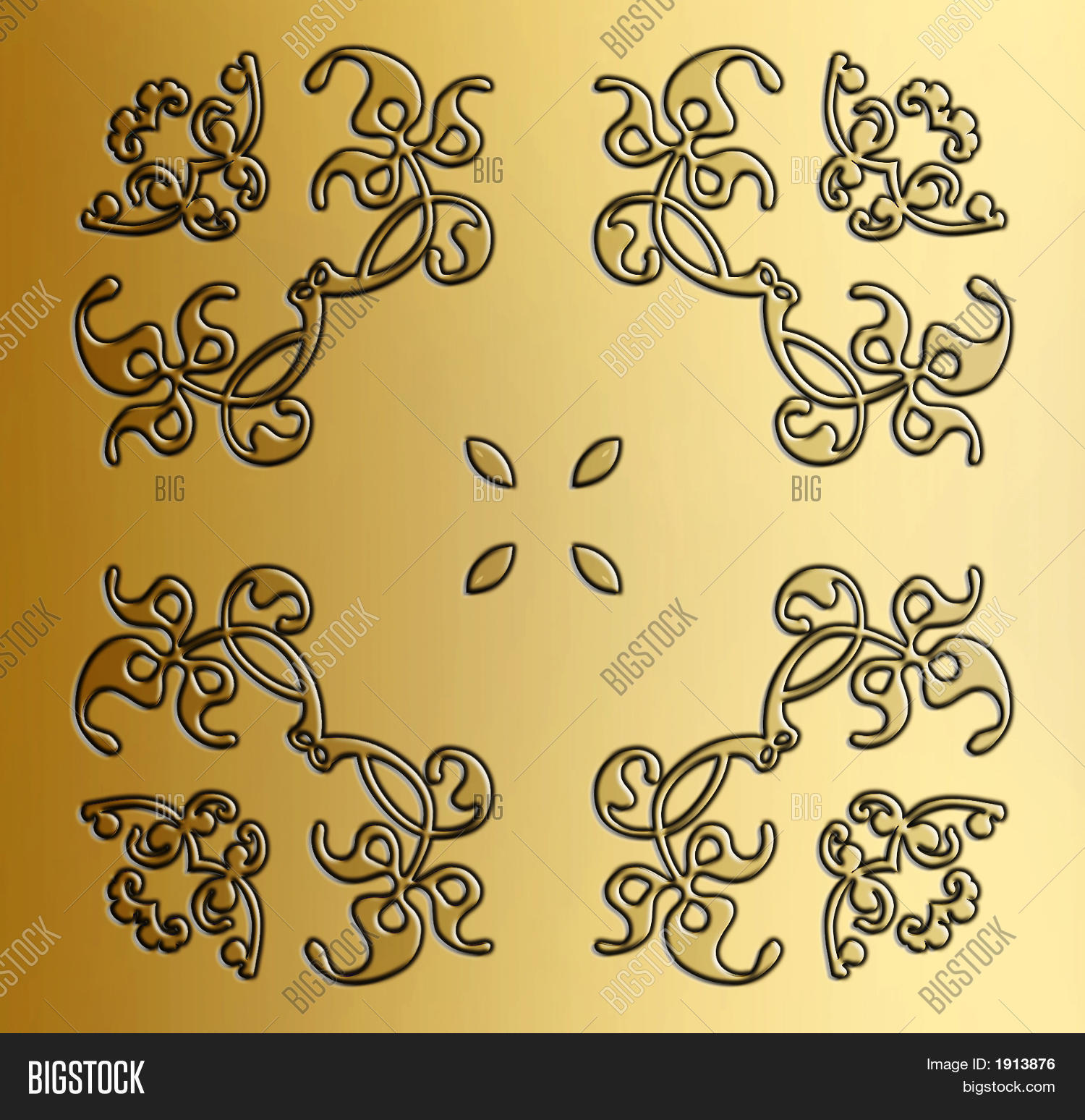 Decorative Gold Image & Photo (Free Trial) | Bigstock