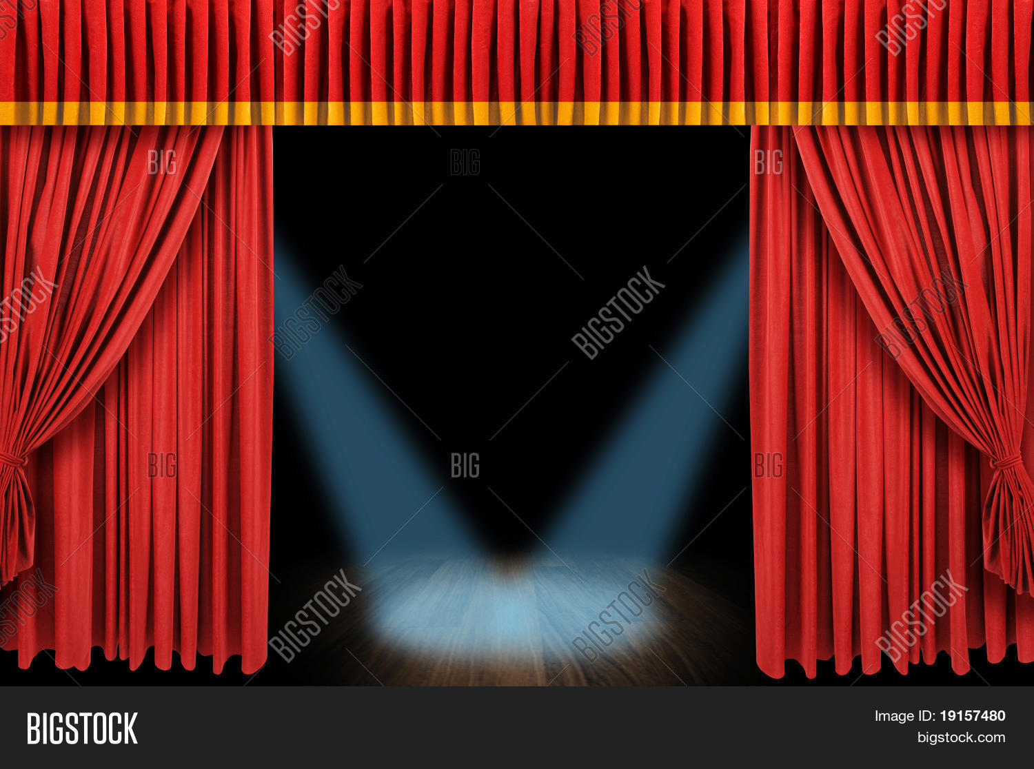 Large Red Curtain Image & Photo (Free Trial) | Bigstock
