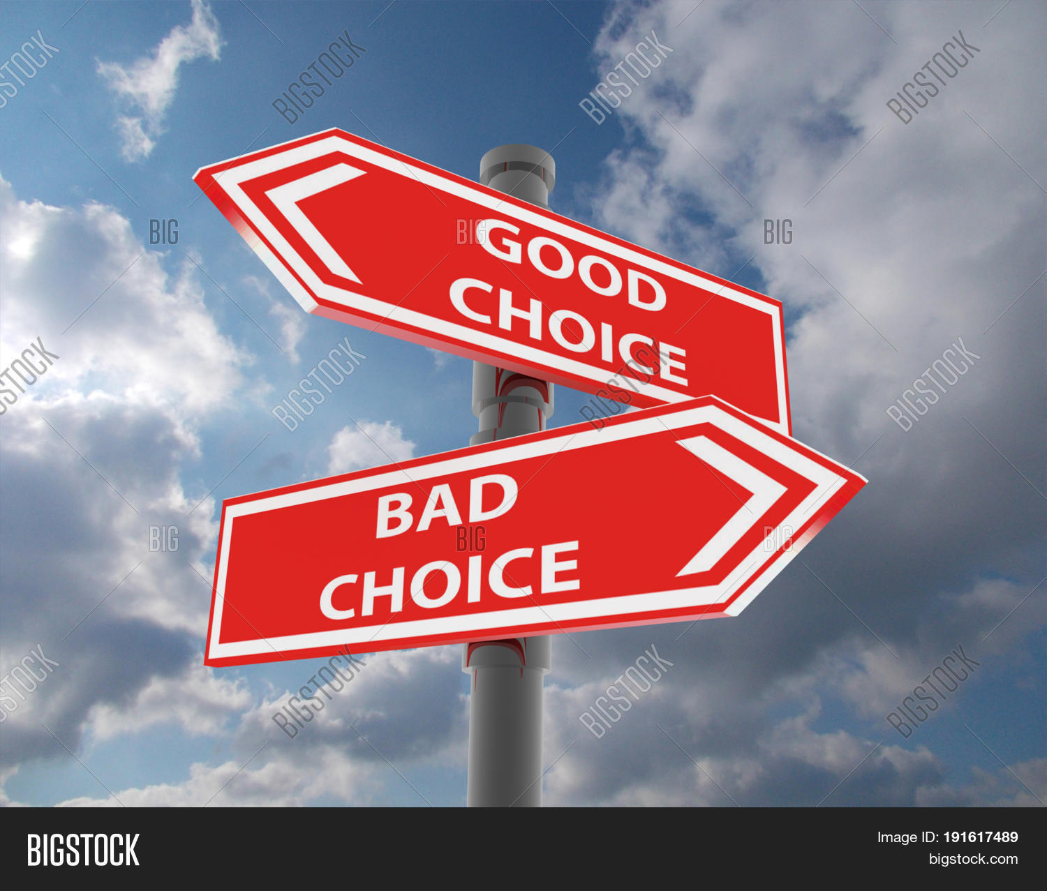 Two Road Signs - Good Image & Photo (Free Trial) | Bigstock