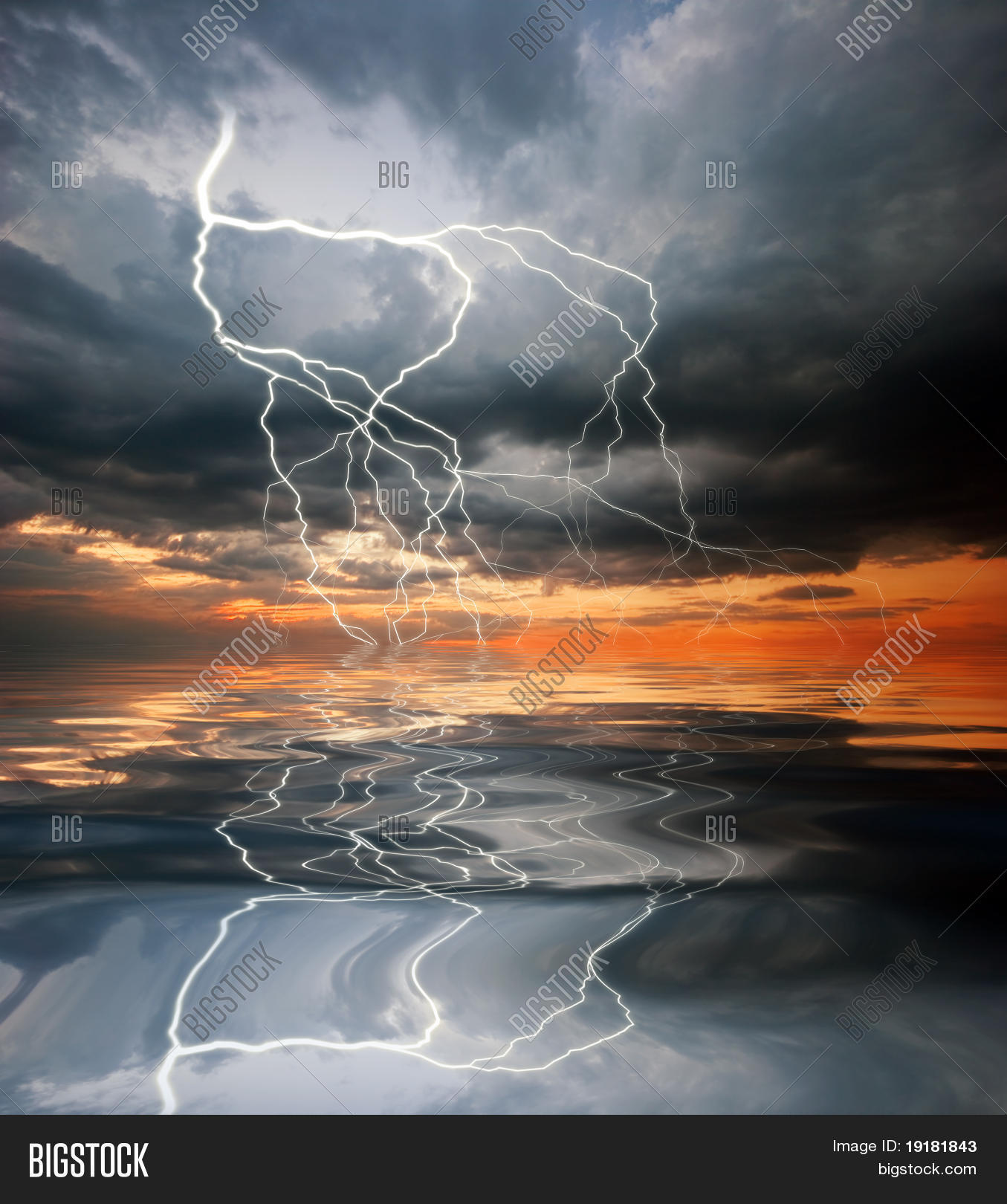 Reflection Lightning Image & Photo (Free Trial) | Bigstock