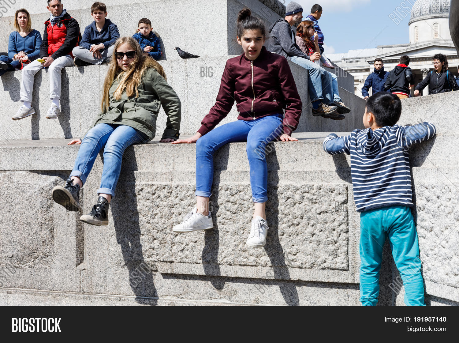 Adults Children Rest Image & Photo (Free Trial) | Bigstock