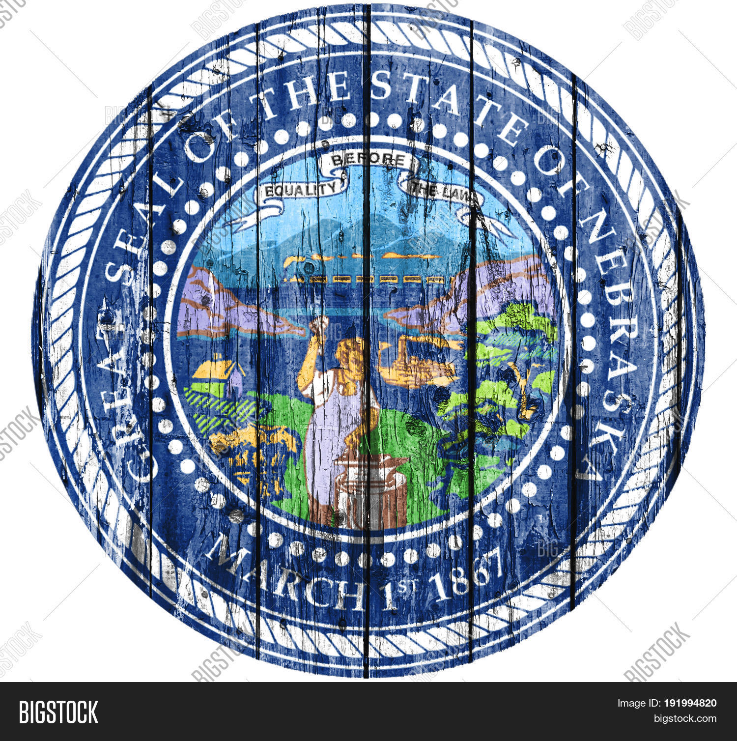 Flag Seal Nebraska Image & Photo (Free Trial) | Bigstock