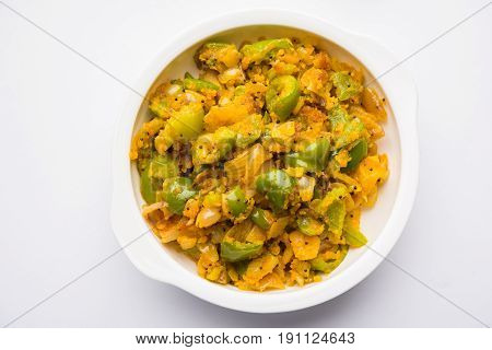 Shimla Mirch Sabji Image & Photo (Free Trial) | Bigstock