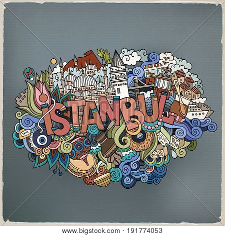 Vector y foto Istanbul City Hand (prueba gratis) | Bigstock