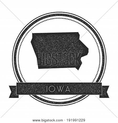 Iowa Vector Map Stamp Vector & Photo (Free Trial) | Bigstock