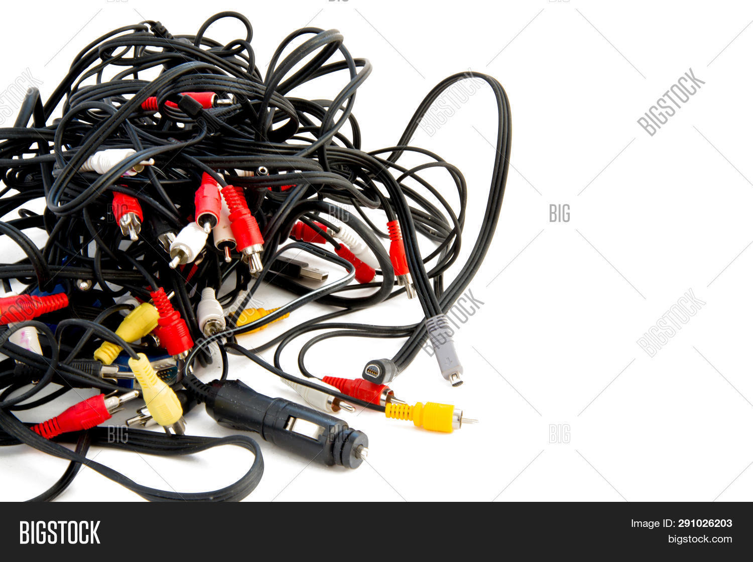 Messy Tangle Wires Image & Photo (Free Trial) | Bigstock
