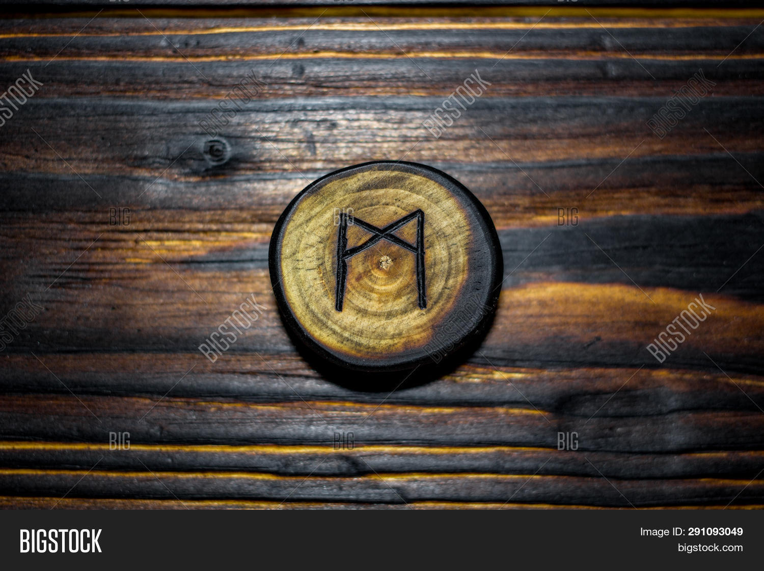 Rune Mannaz (mann) Image & Photo (Free Trial) | Bigstock