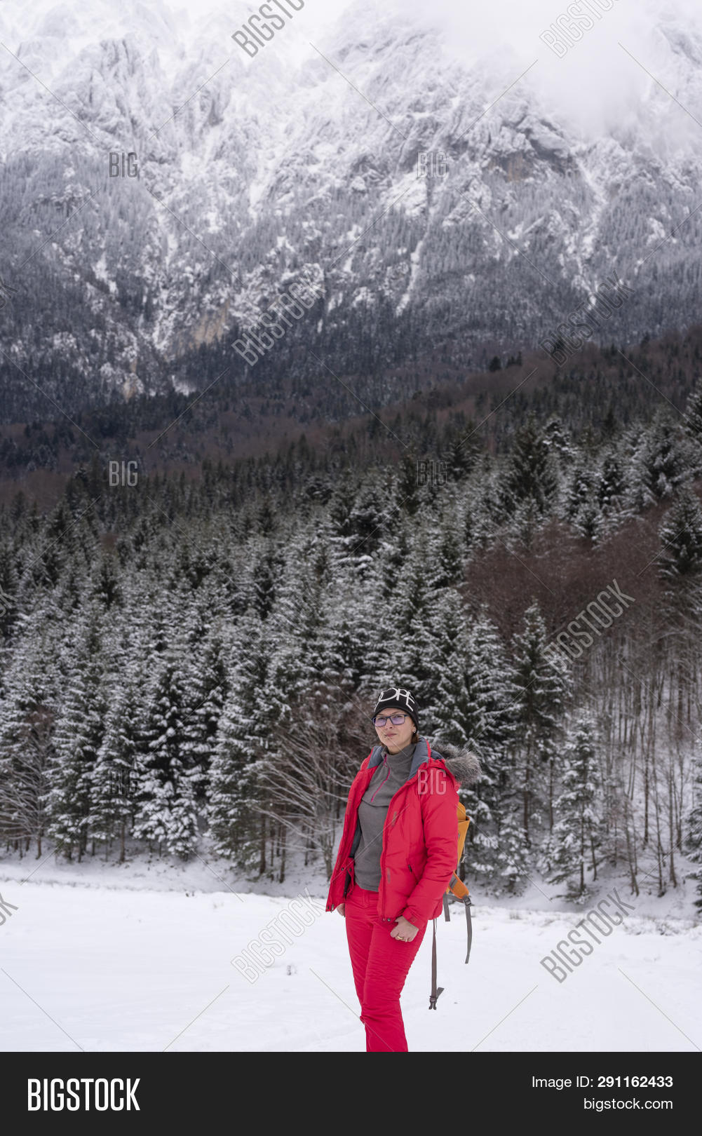 Girl Hicking Mountains Image & Photo (Free Trial) | Bigstock