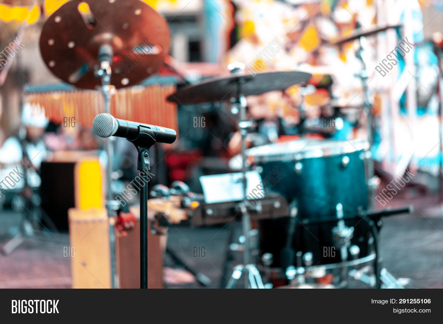 Microphone Drums Other Image & Photo (Free Trial) | Bigstock