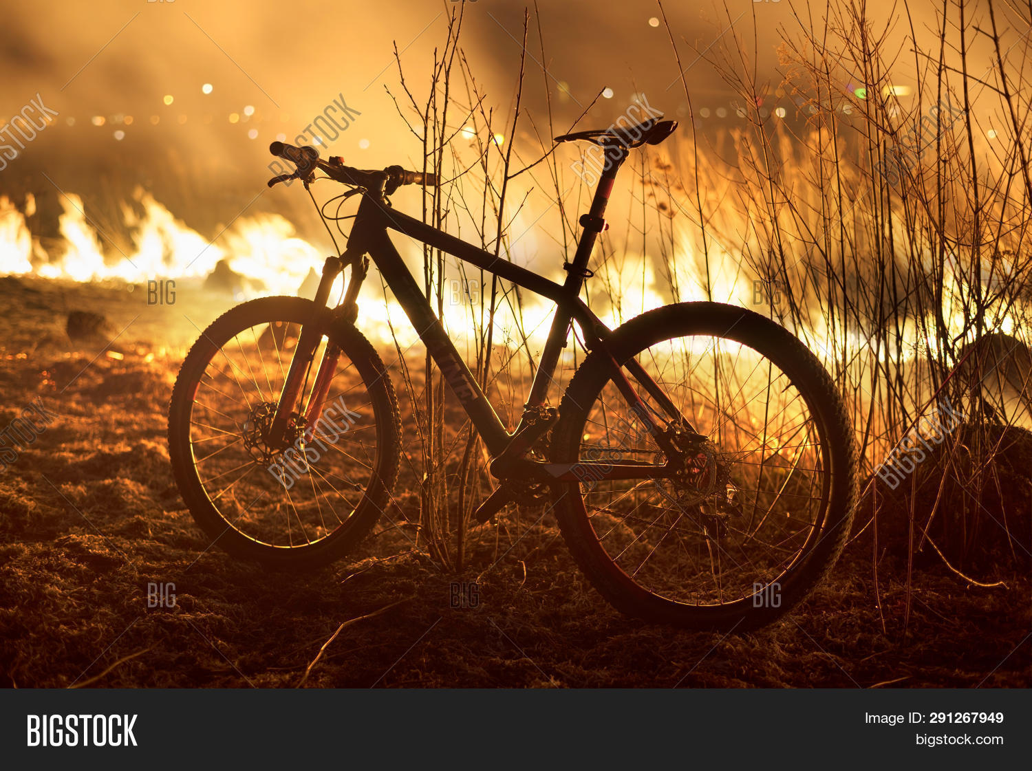 Fire Field Hot Image & Photo (Free Trial) | Bigstock