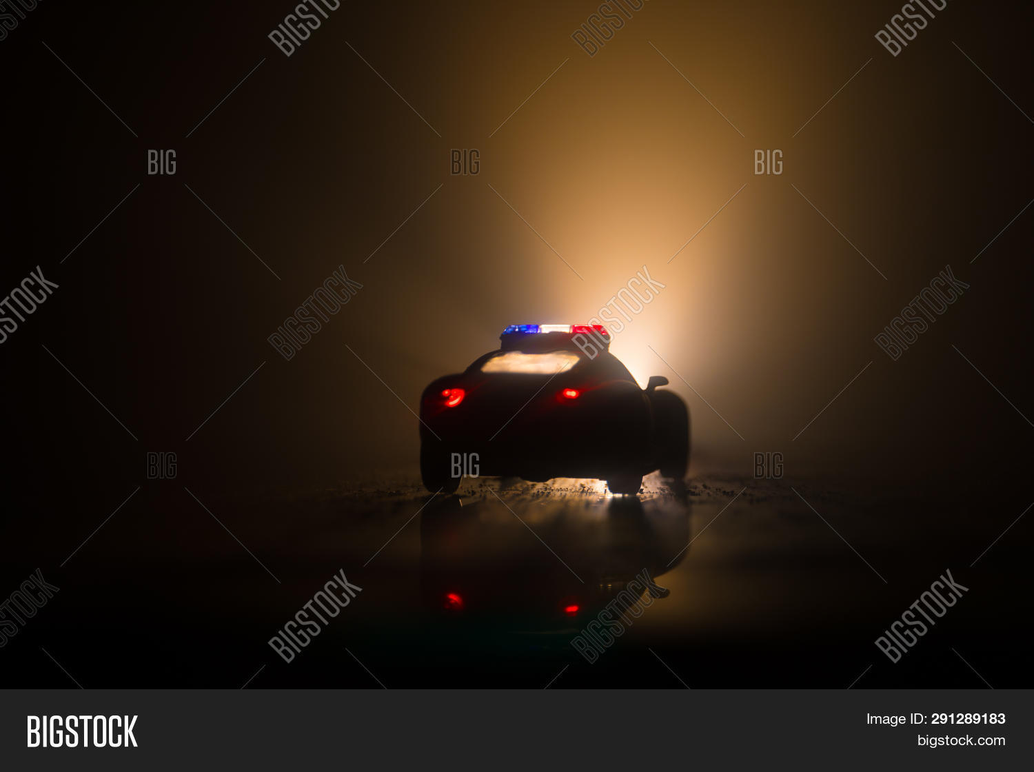 Police Cars Night. Image & Photo (Free Trial) | Bigstock