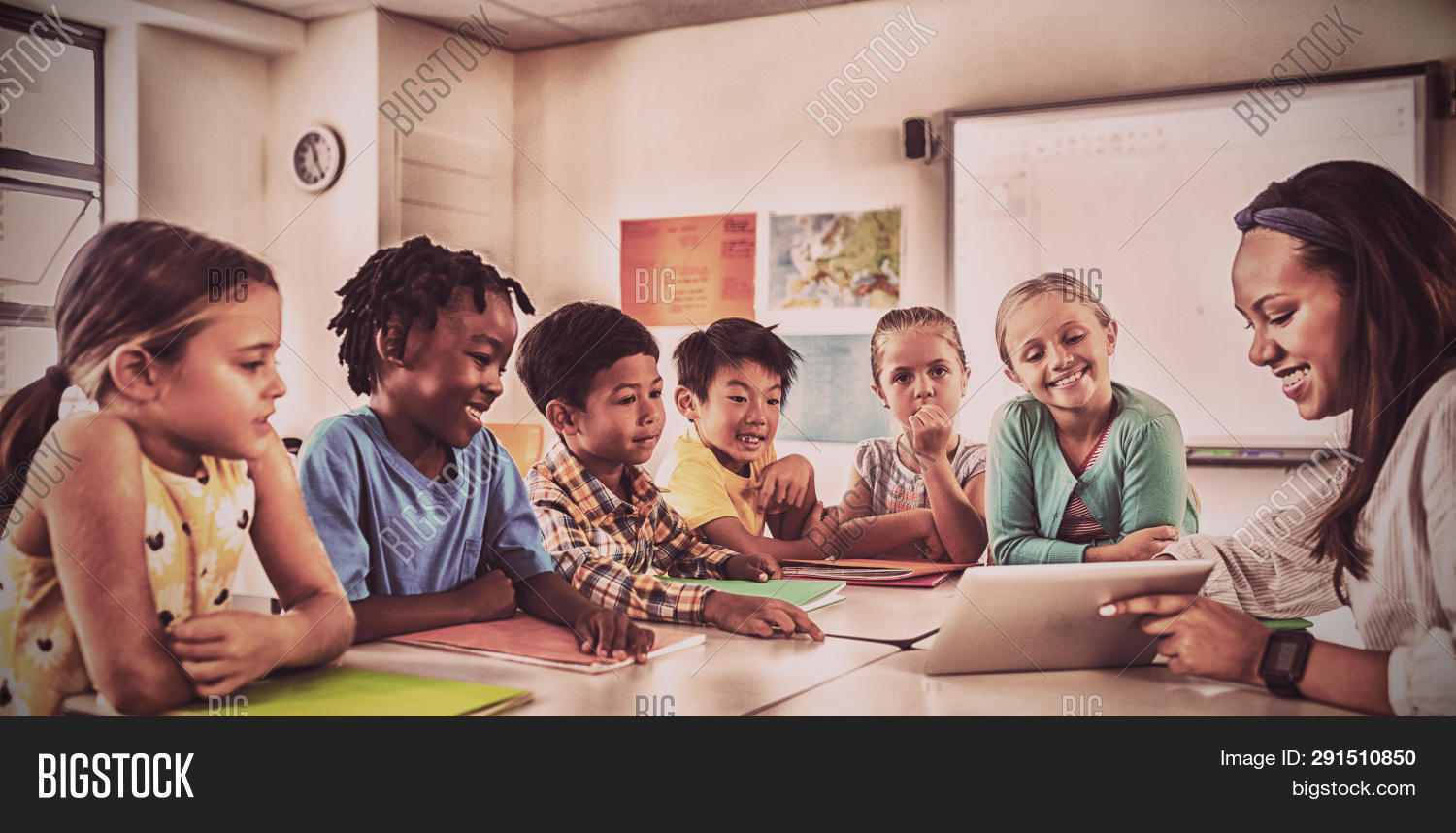 Smiling Teacher Giving Image & Photo (Free Trial) | Bigstock