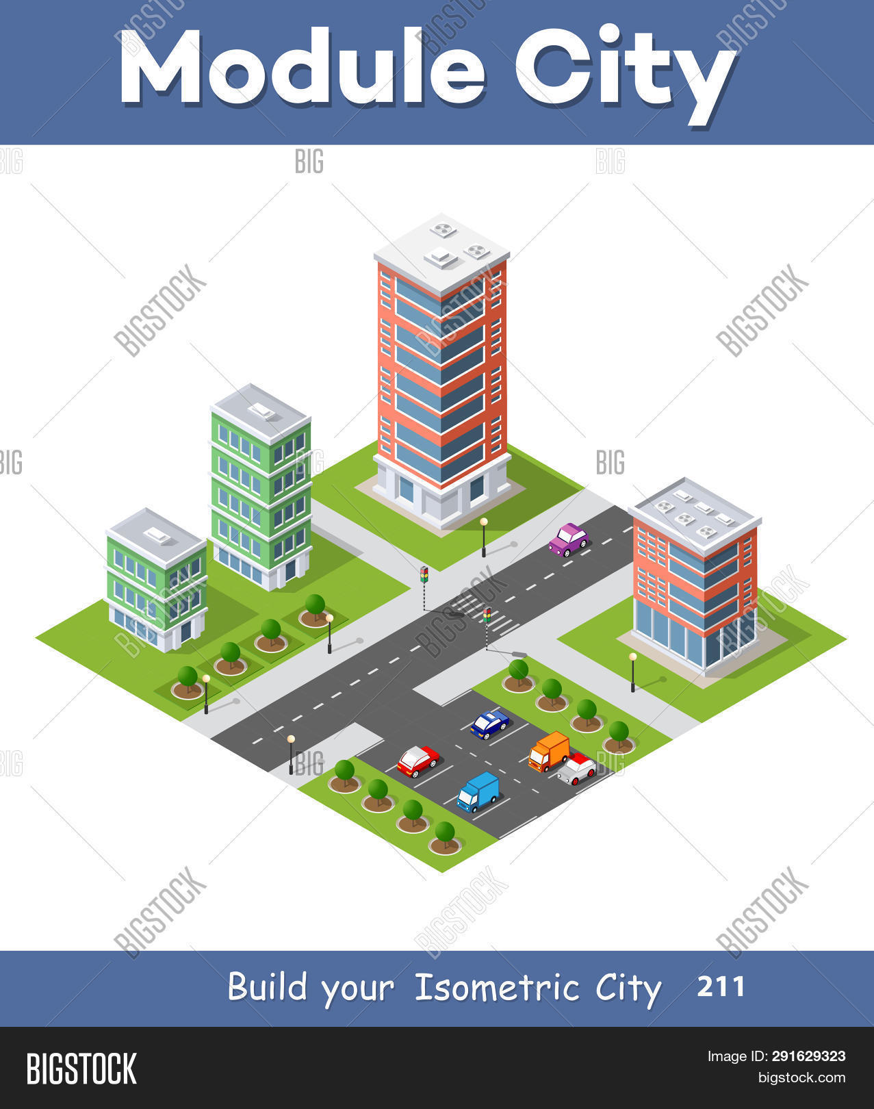 Urban Isometric Area Image & Photo (Free Trial) | Bigstock