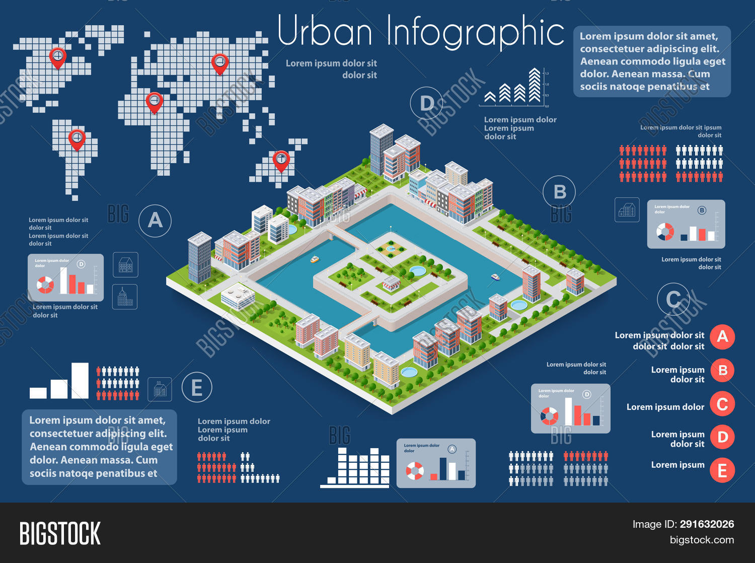 City Infographics Town Image & Photo (Free Trial) | Bigstock
