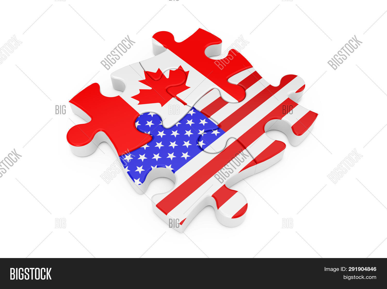 Usa Canada Cooperation Image & Photo (Free Trial) | Bigstock