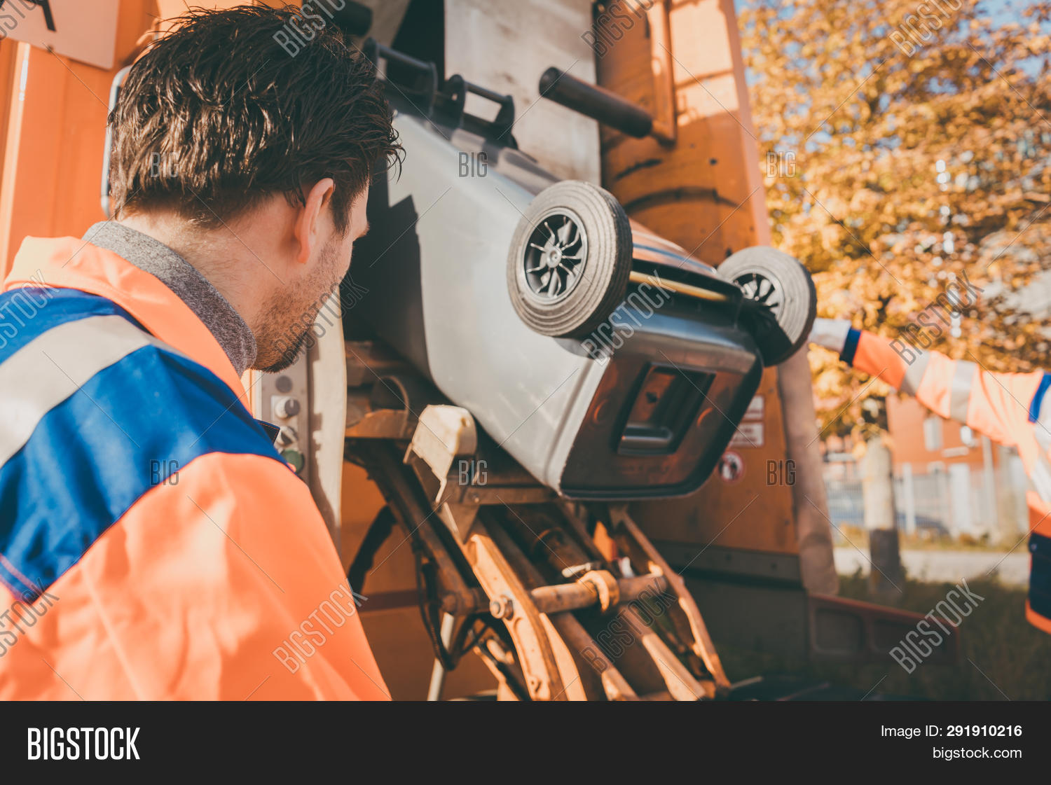 Garbage Removal Worker Image & Photo (Free Trial) | Bigstock