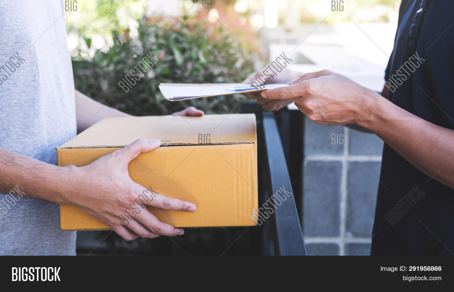 Delivery Mail Man Image & Photo (Free Trial) | Bigstock