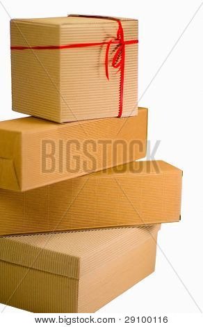 Stack Cardboard Boxes Image & Photo (Free Trial) | Bigstock