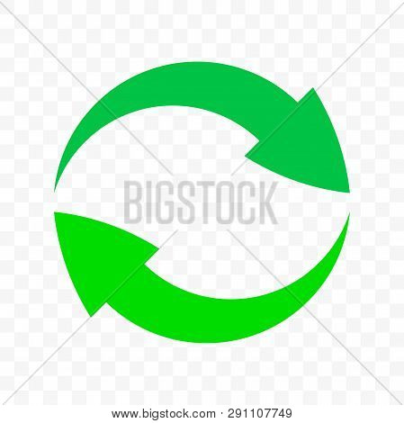 Recycle Icon Two Arrows
