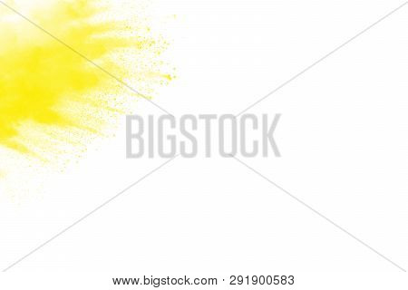 Yellow Color Powder Image & Photo (Free Trial) | Bigstock