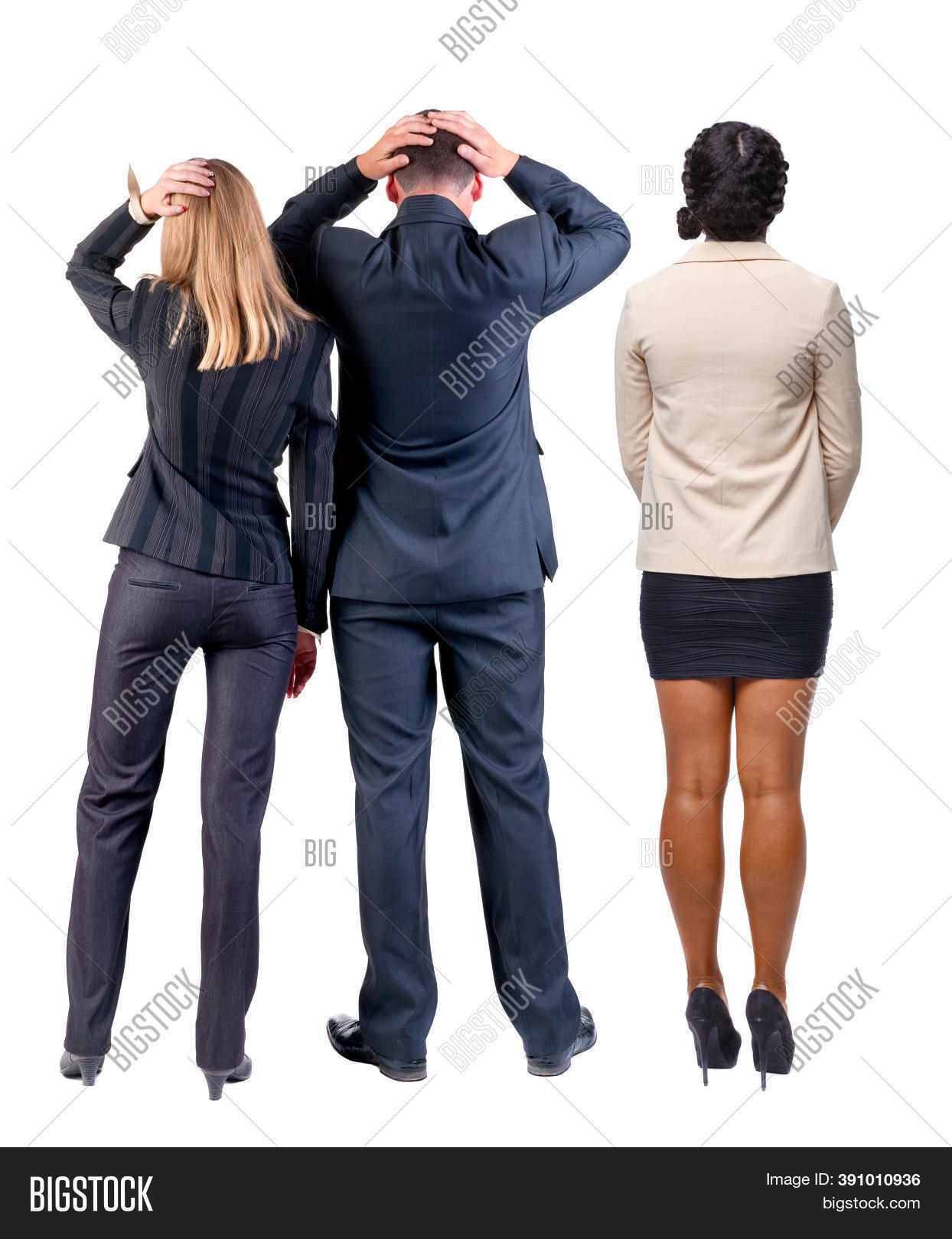 Back View Group Image & Photo (Free Trial) | Bigstock