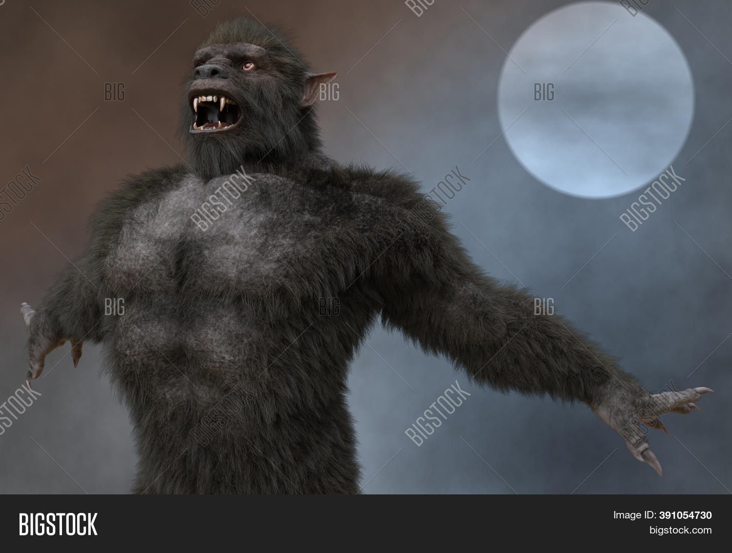 Lycan Werewolf Against Image & Photo (Free Trial) | Bigstock