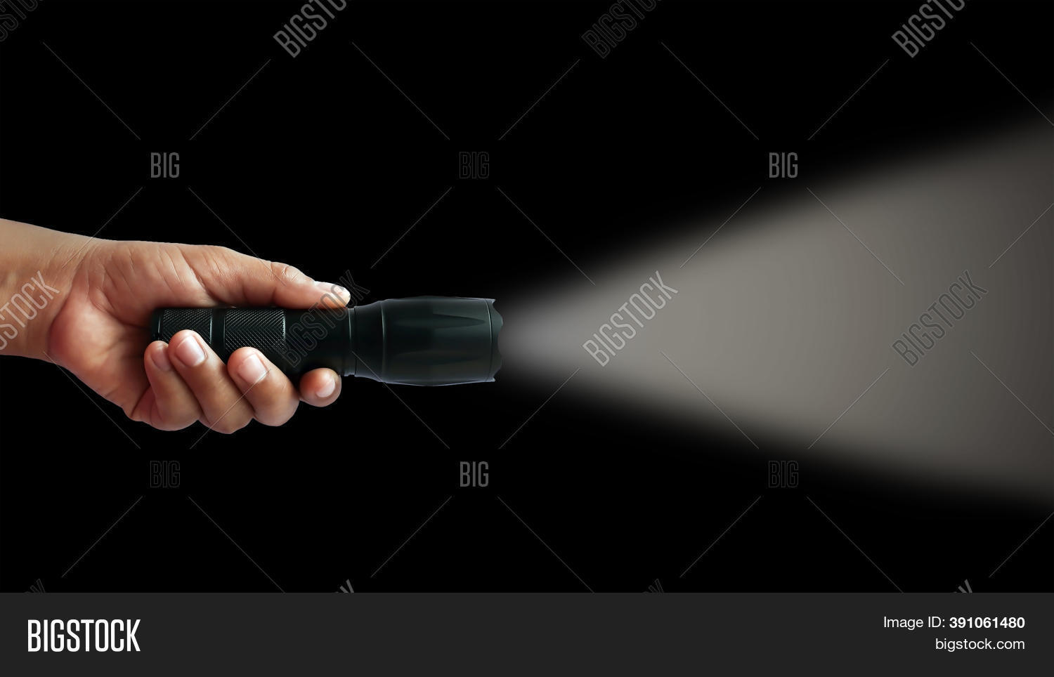 Black Flashlight Human Image & Photo (Free Trial) | Bigstock