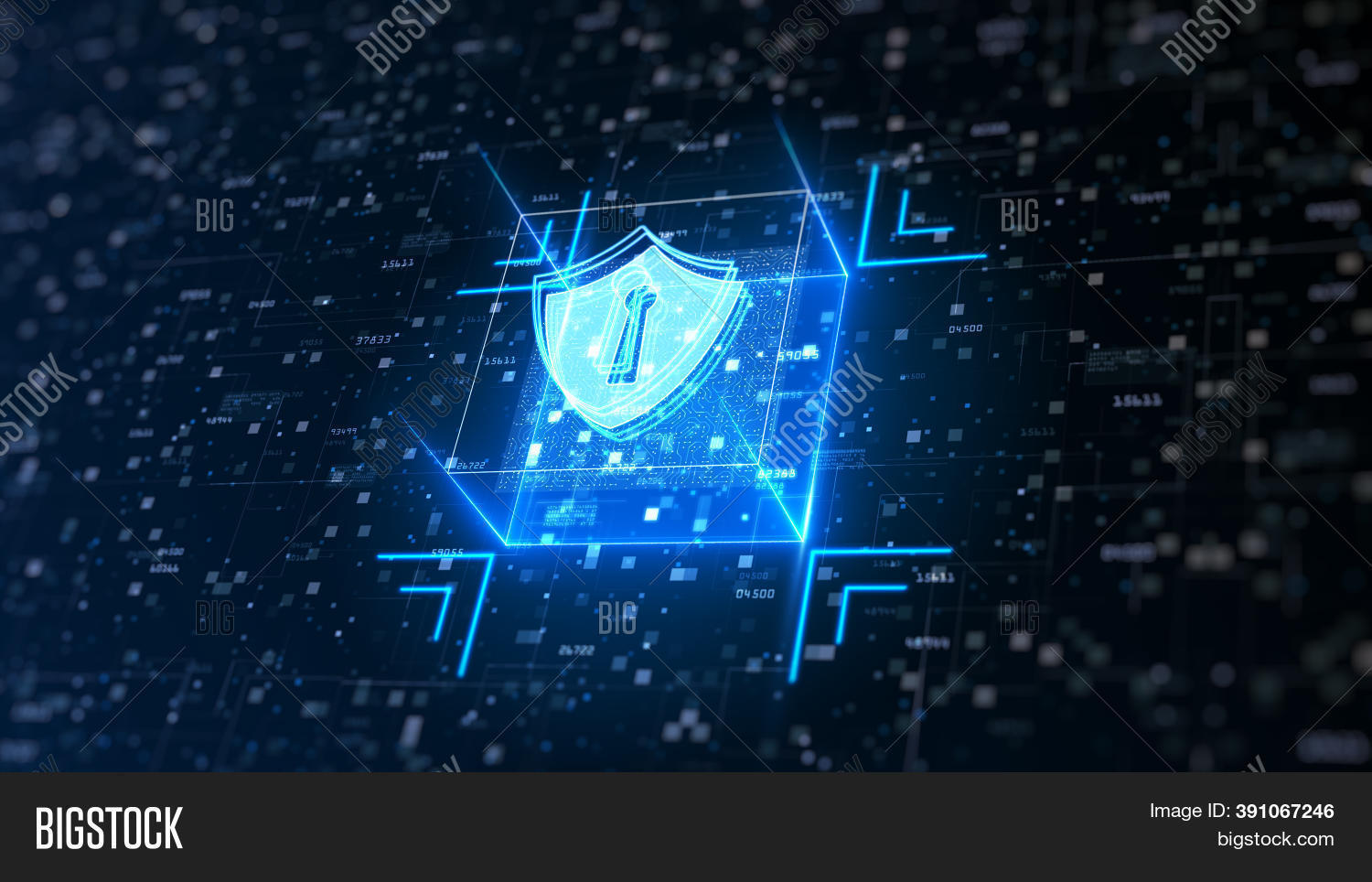 Hi-tech Shield Cyber Image & Photo (Free Trial) | Bigstock