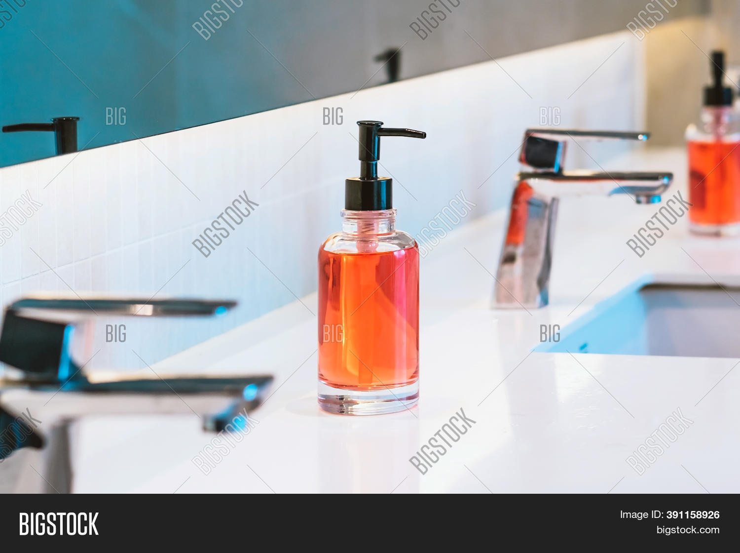 Orange Sanitary Liquid Image & Photo (Free Trial) | Bigstock