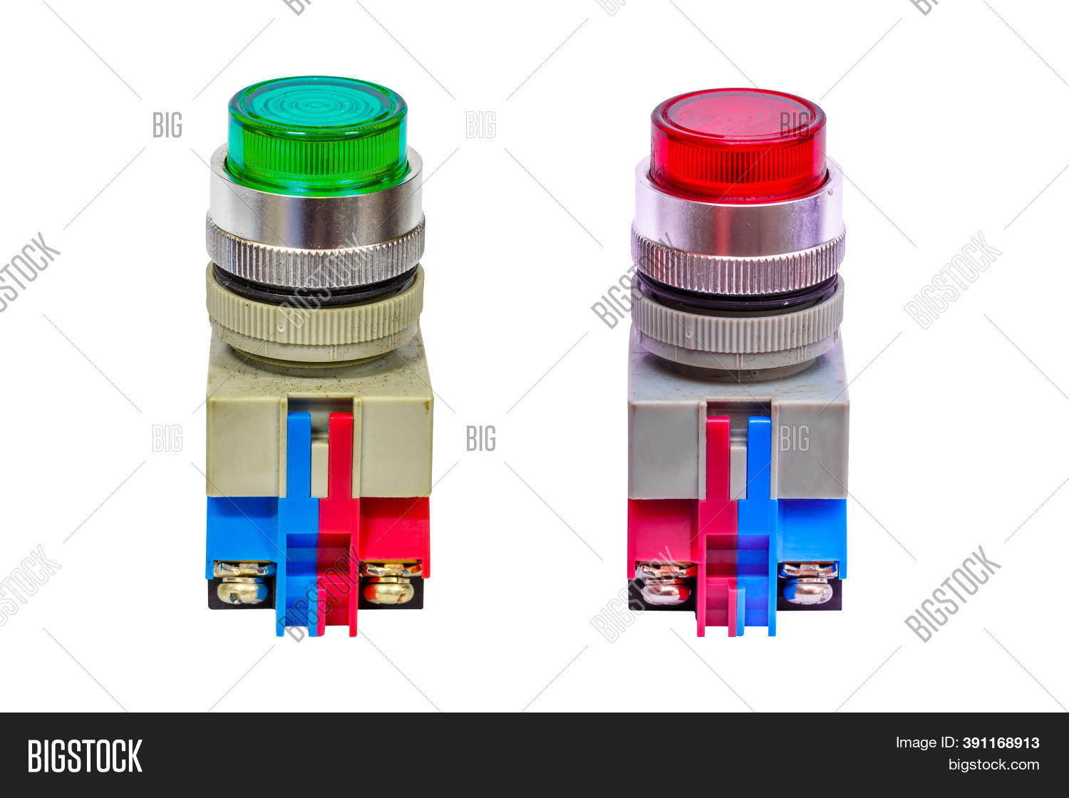 Green Red Start Button Image & Photo (Free Trial) | Bigstock