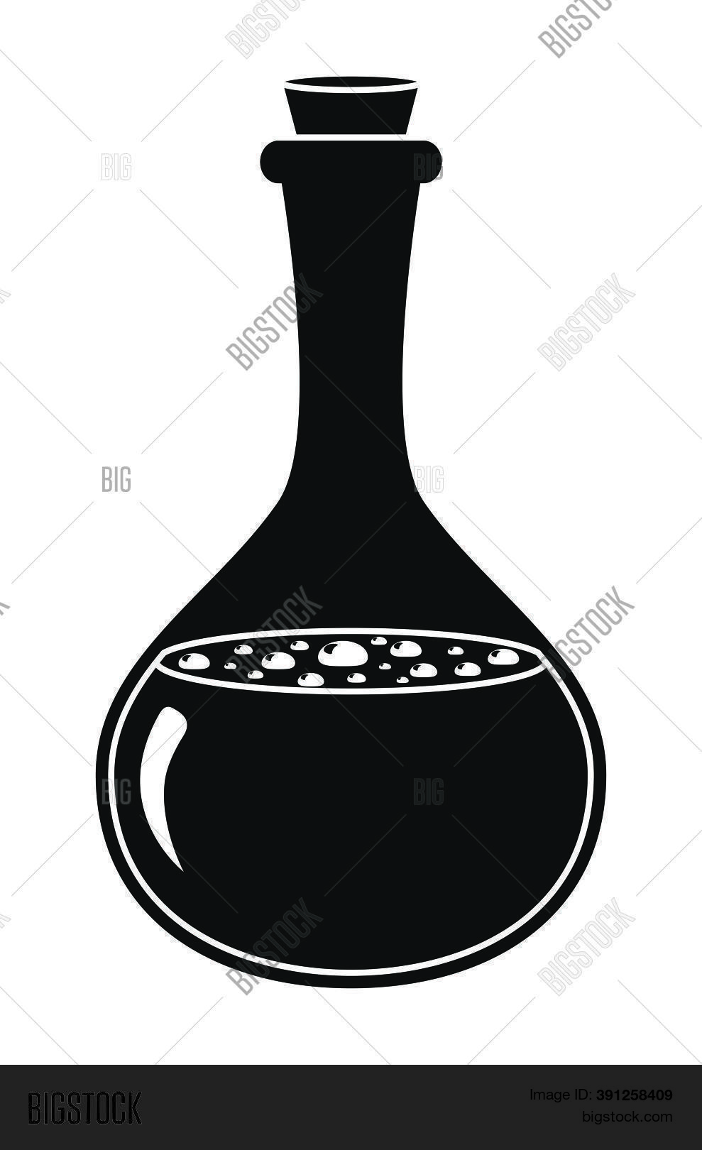 Elixir Glass Bottle Vector & Photo (Free Trial) | Bigstock